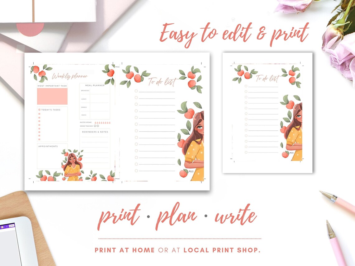 Printable Notes to Do List Printable Stationery Digital - Etsy