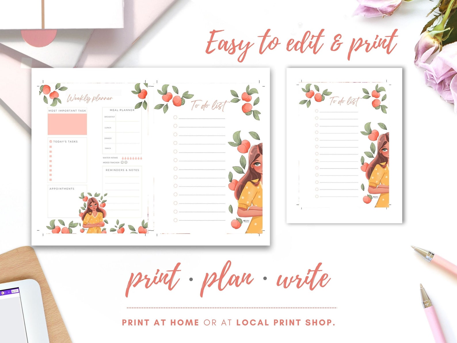 Printable Notes to Do List Printable Stationery Digital - Etsy