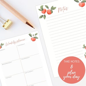 Printable Notes to Do List Printable Stationery Digital - Etsy