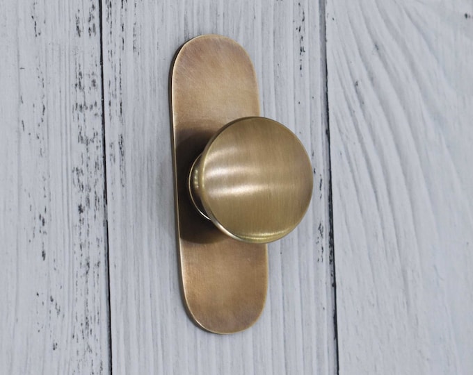Cabinet Knob Back Plate Drawer Pulls Backplate Rustic Door Handle ...