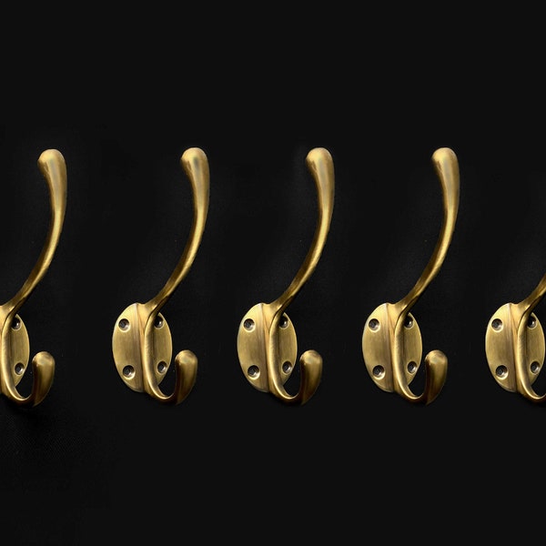 Solid Brass Hooks - Etsy