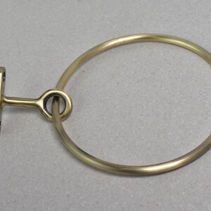 Antique Brass Minimalist Towel Ring / Simple and Unique / Bath and ...