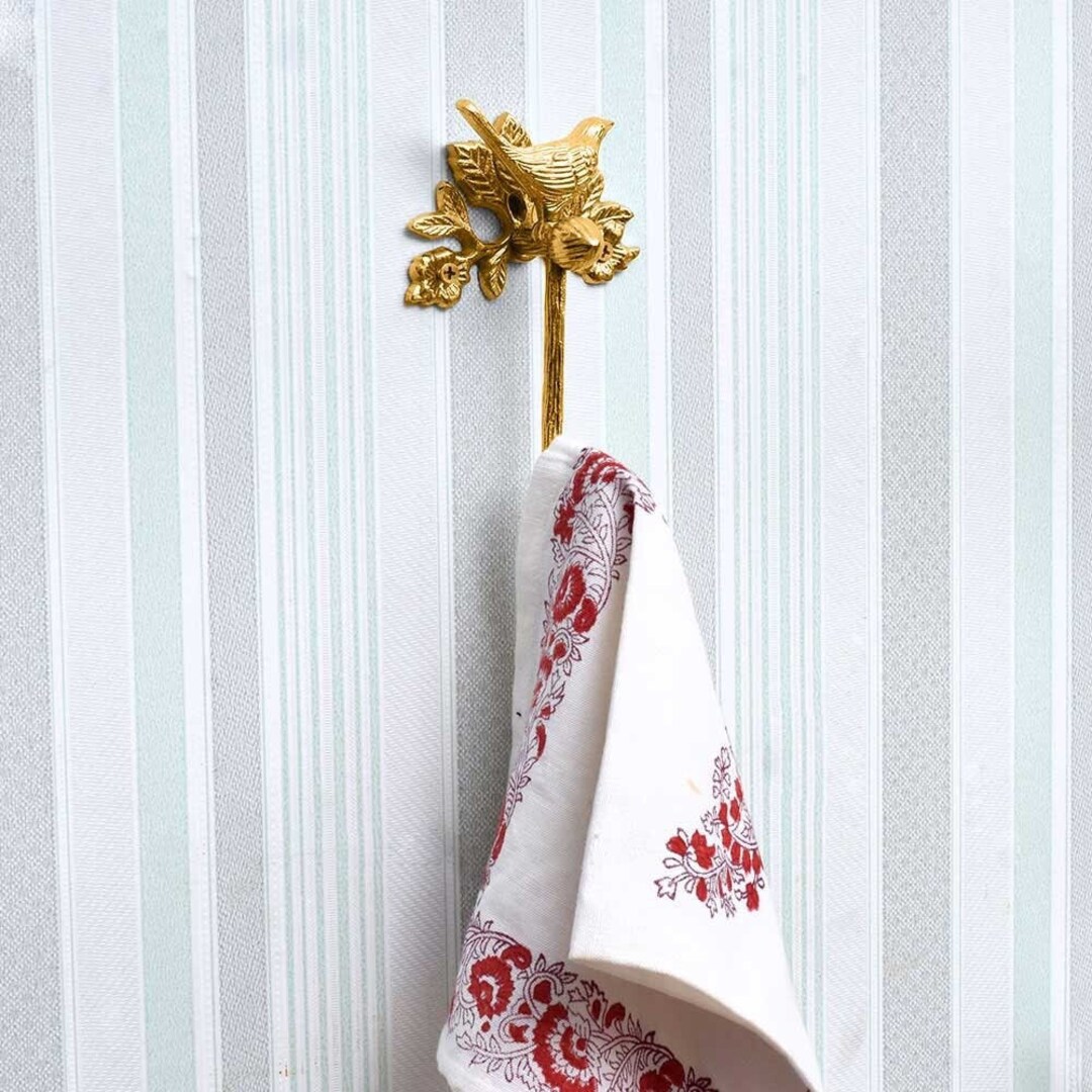 Brass Polished Bird Hook / Made of Solid Polished/shiny Golden Brass ...