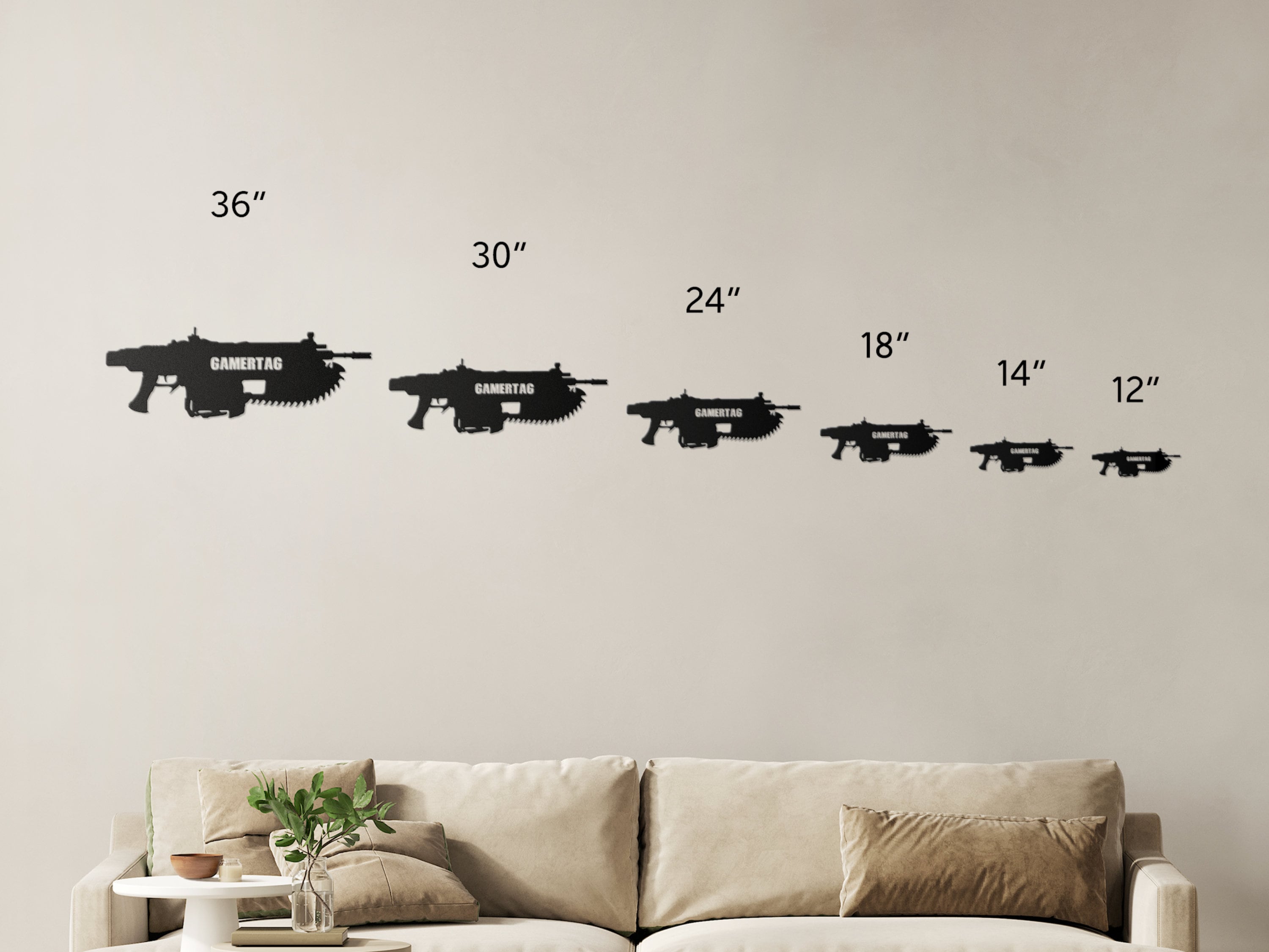 Custom Gamer Tag Metal Wall Art, Game Room Decor, Birthday & Dad Gifts ...