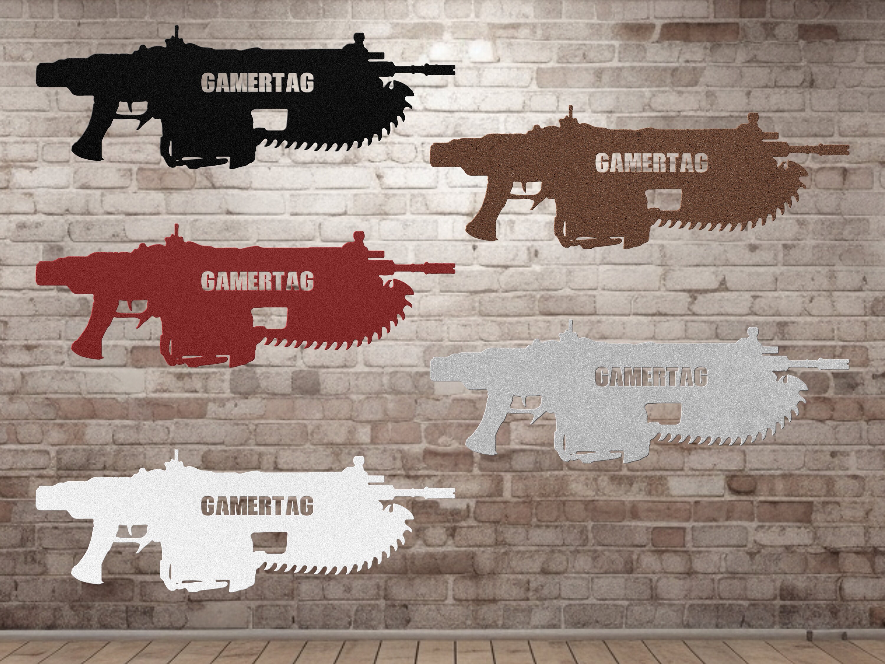 Custom Gamer Tag Metal Wall Art, Game Room Decor, Birthday & Dad Gifts ...