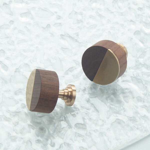 Walnut Drawer Pull - Etsy