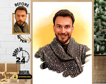 Cartoon Portrait From Photo, Social Media Profile Picture, Cartoon Me ...