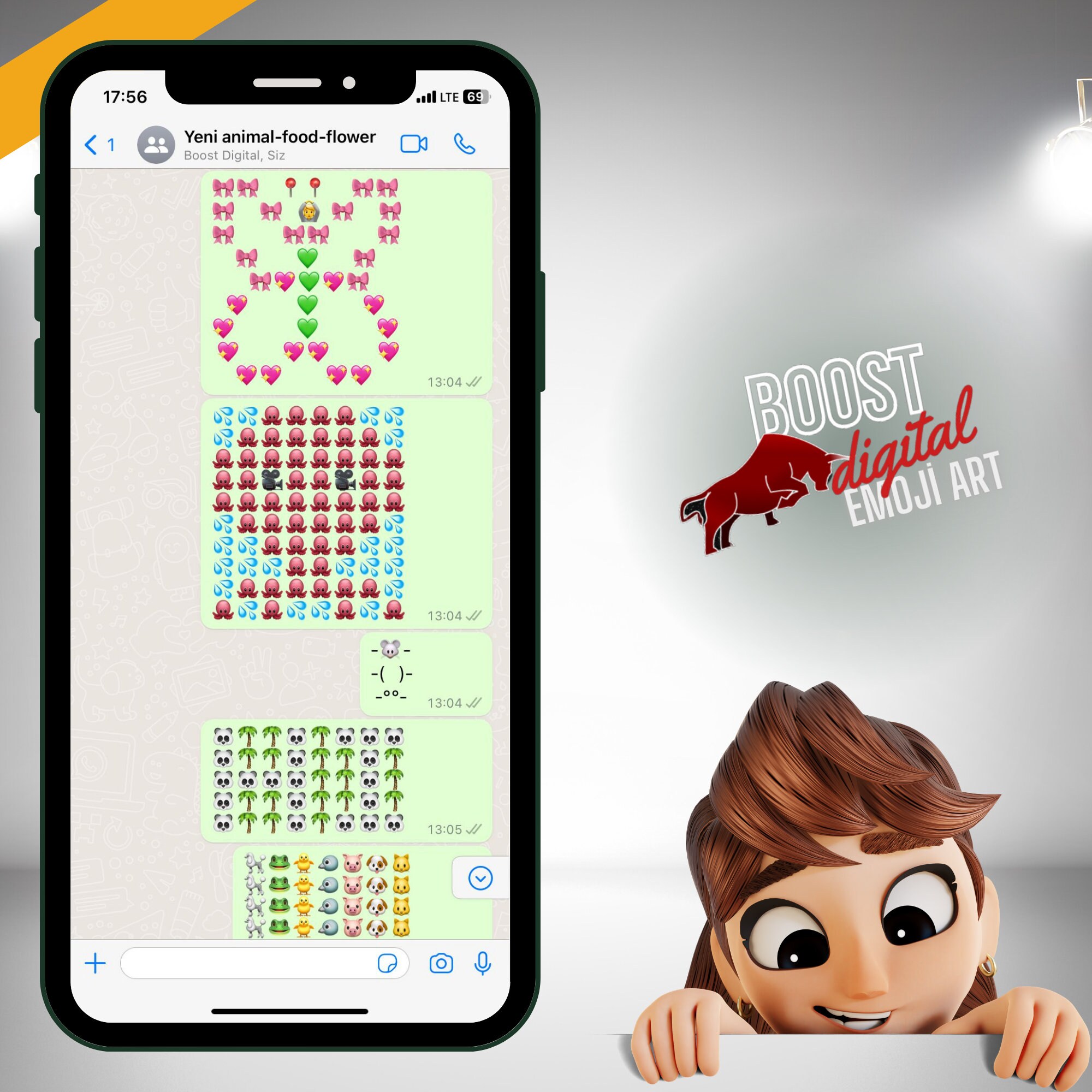 Inspirational Messages for Unique Birthday Gift.animal,flower and Food ...