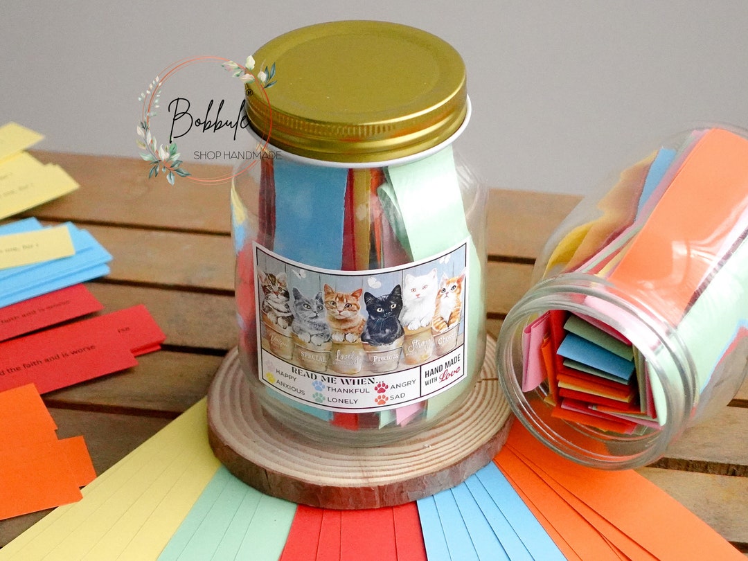 Bible Verses for Emotions and Feelings Gift Read Me When Jar - Etsy