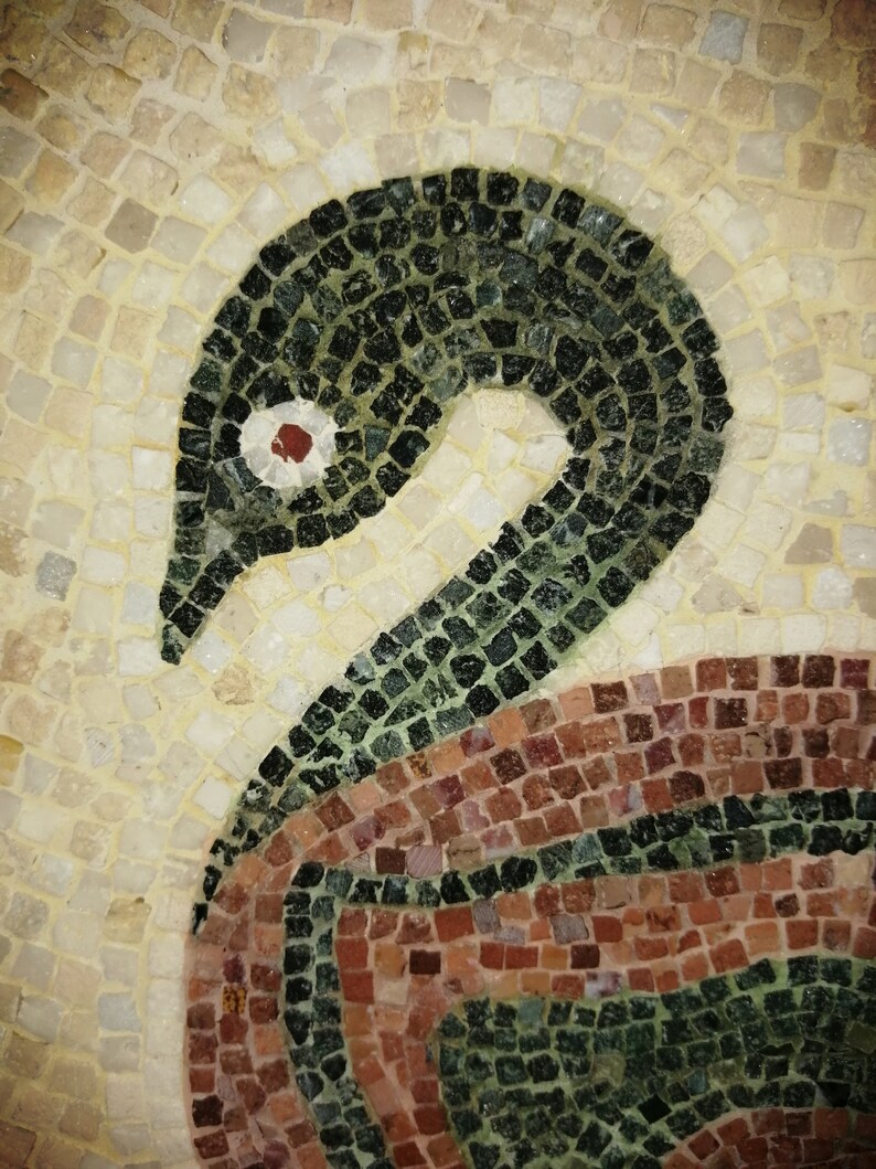 Real Stone Mosaic With Two Ducks. - Etsy