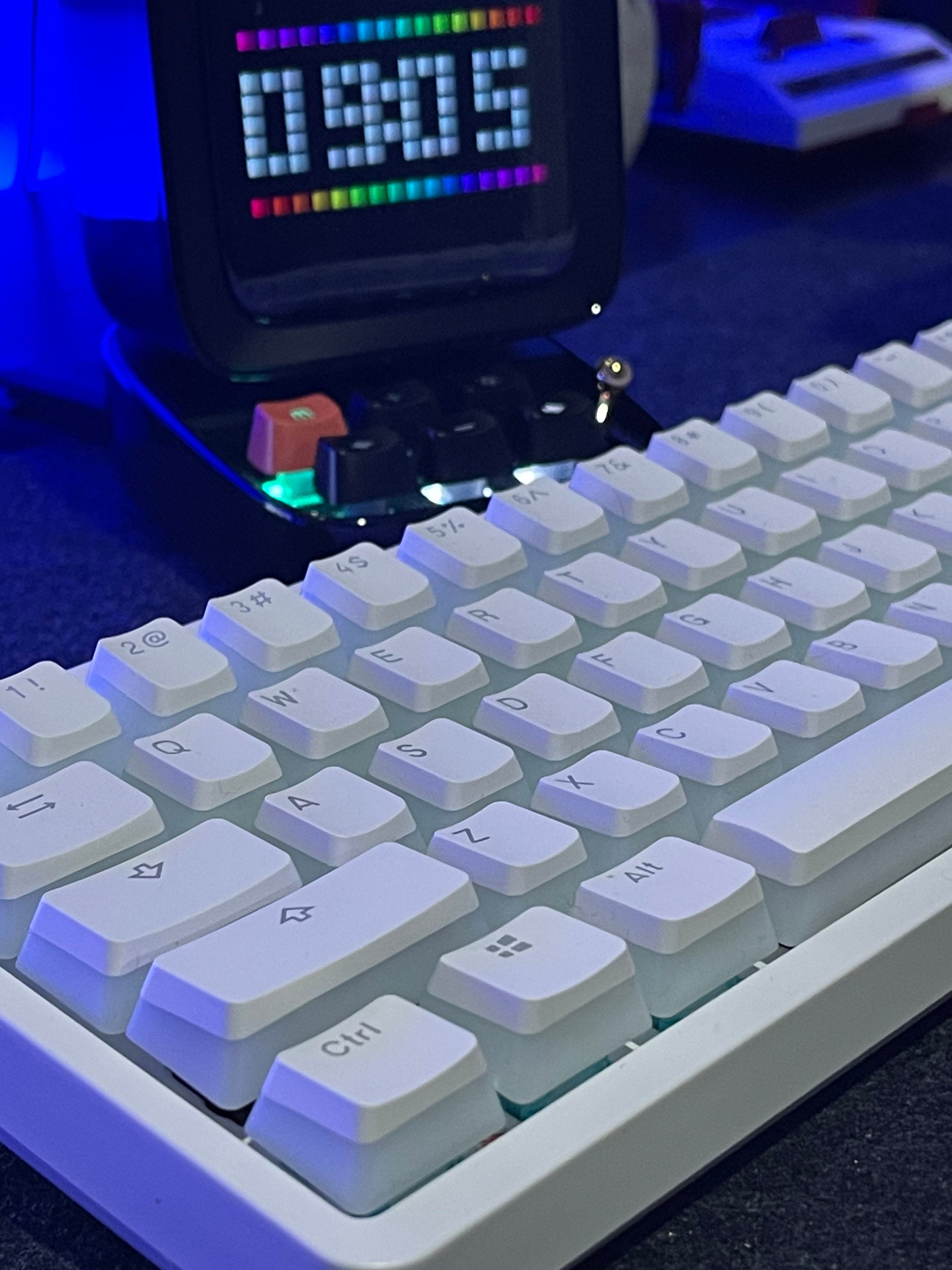 108pcs Double Shot Pudding-style Keycap Set, PBT Keycap, Pink Keycap ...