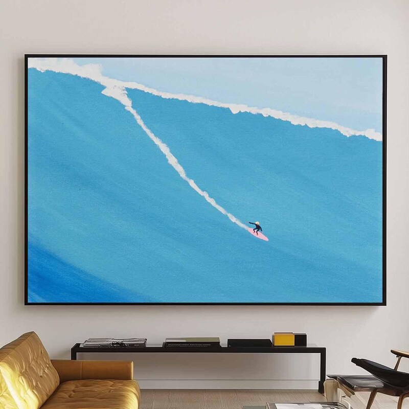 Minimalist Surf Art - Etsy