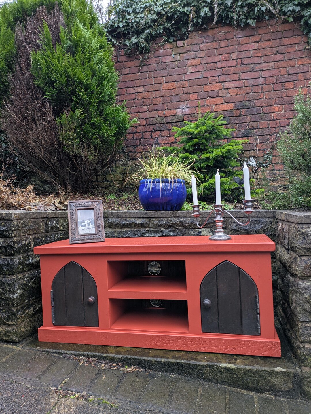 Shadowvale Gothic Rustic TV Stand - Etsy