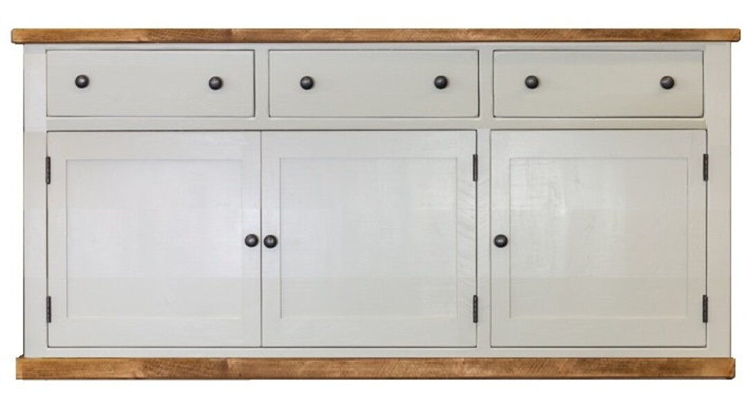 Solid Wood 3 Door Kitchen Base Unit - Etsy