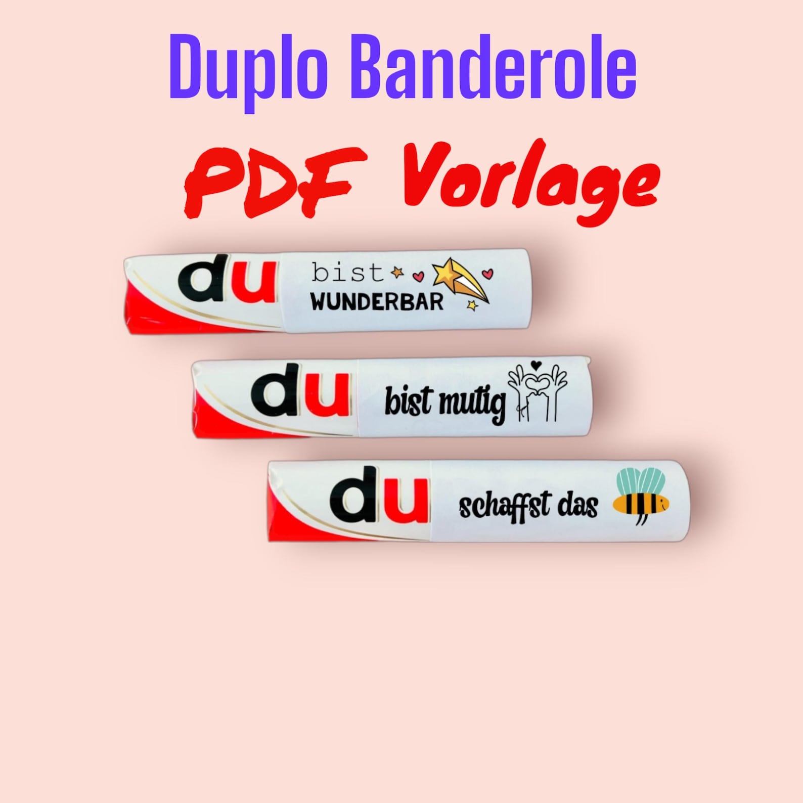 Duplo Banderole Template Vorlage Canva - Etsy.de