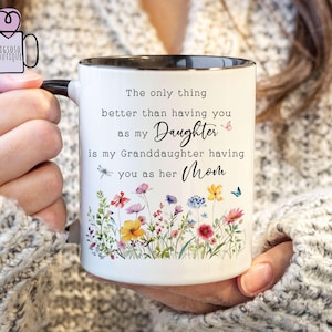Personalized to My Daughter Happy Mothers Day Mug, Daughter Mug, Custom ...