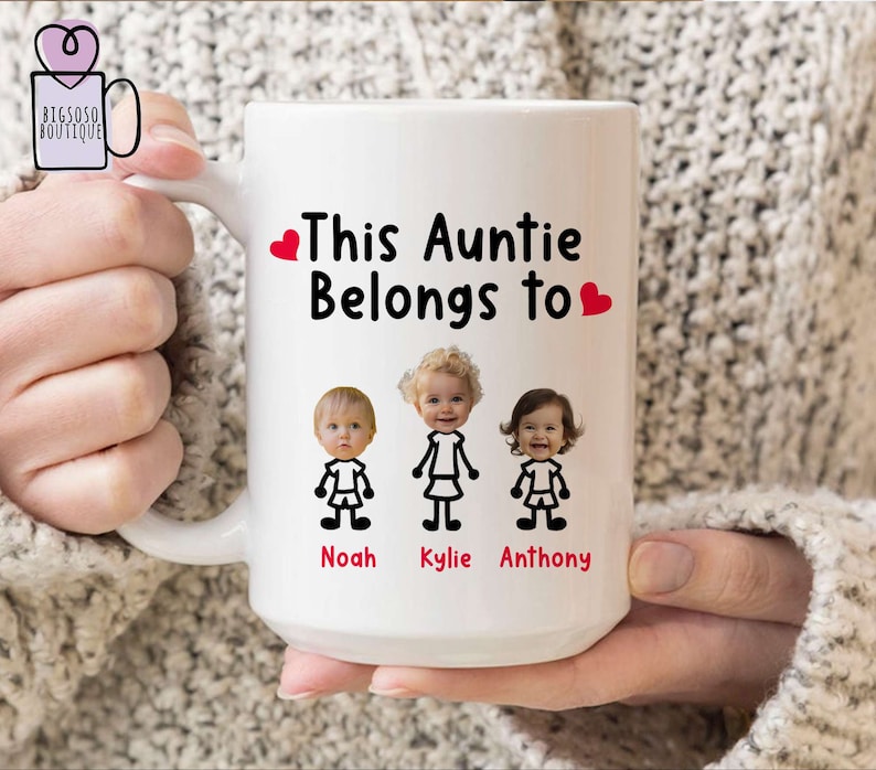 Personalized This Auntie Belongs to Mug, Aunite Est 2024, Custom Aunite ...