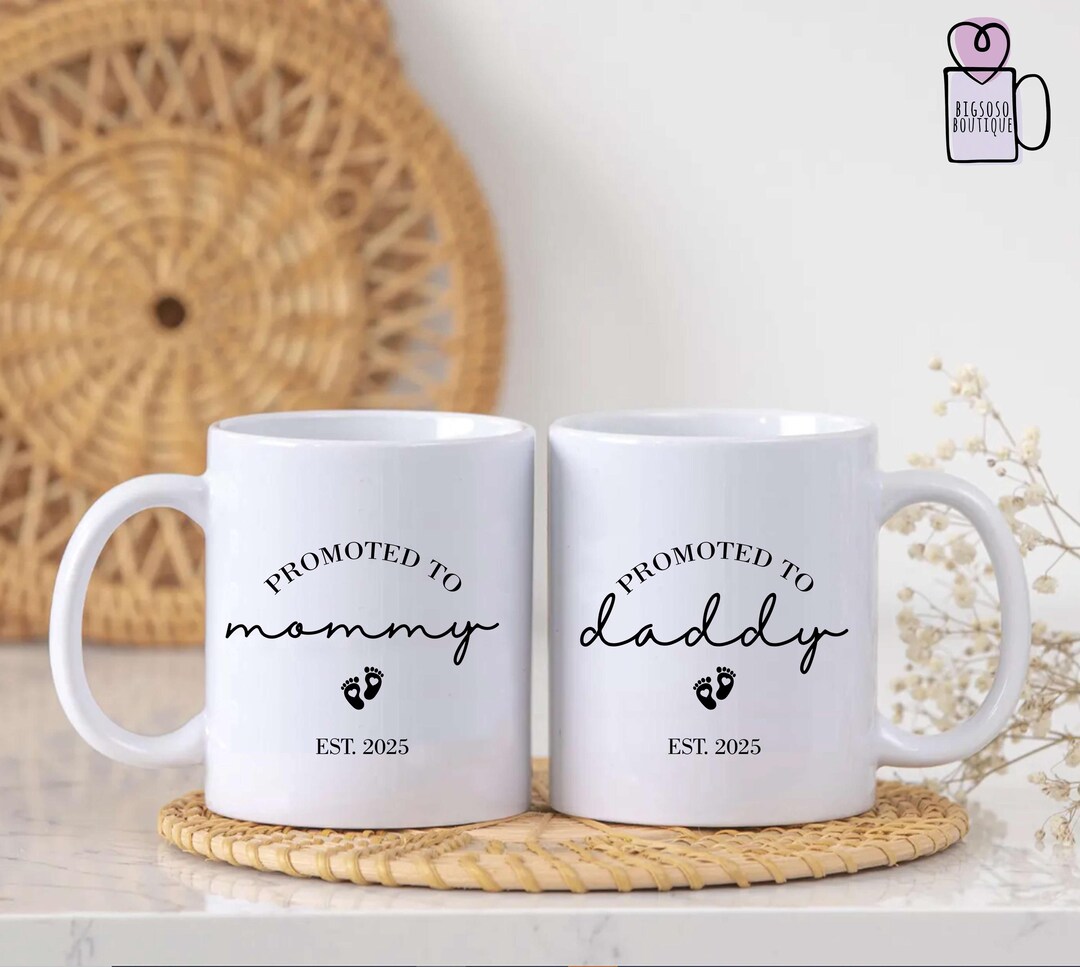 Pregnancy Announcement Mug, Mom to Be Mug, Dad to Be Mug, New Mom New ...