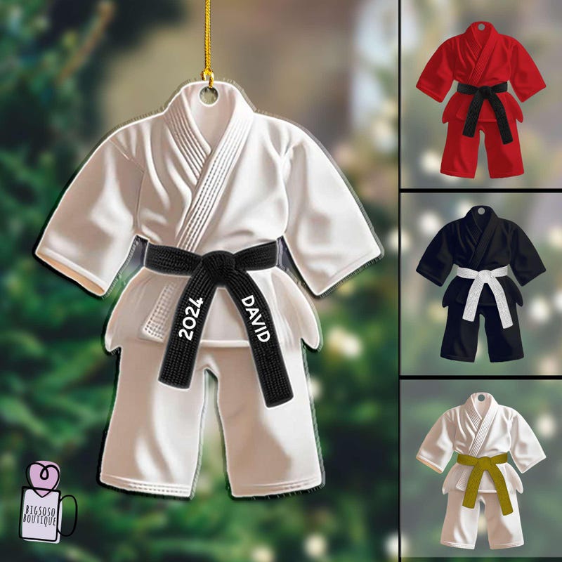 Taekwondo 2d Ornament - Etsy