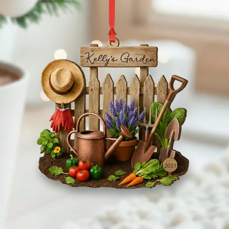Gardening Themed Ornament - Etsy