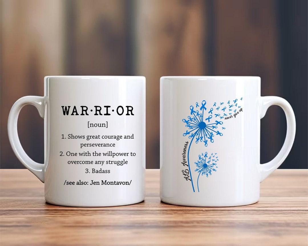 Warrior - ALS Cancer Awareness Mug, Survivor Gift, Encouragement Gift ...