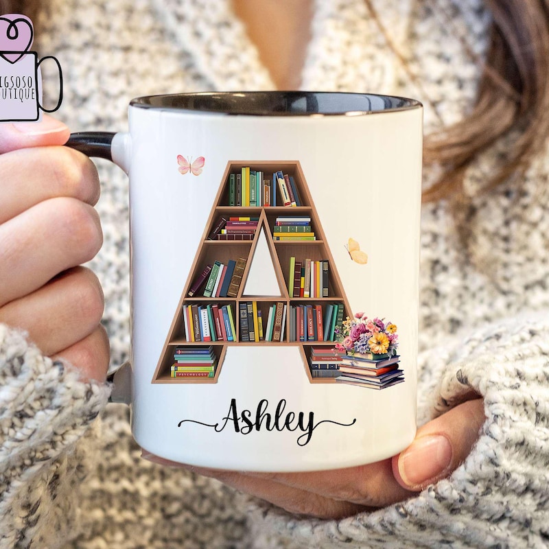 Book Mug - Etsy