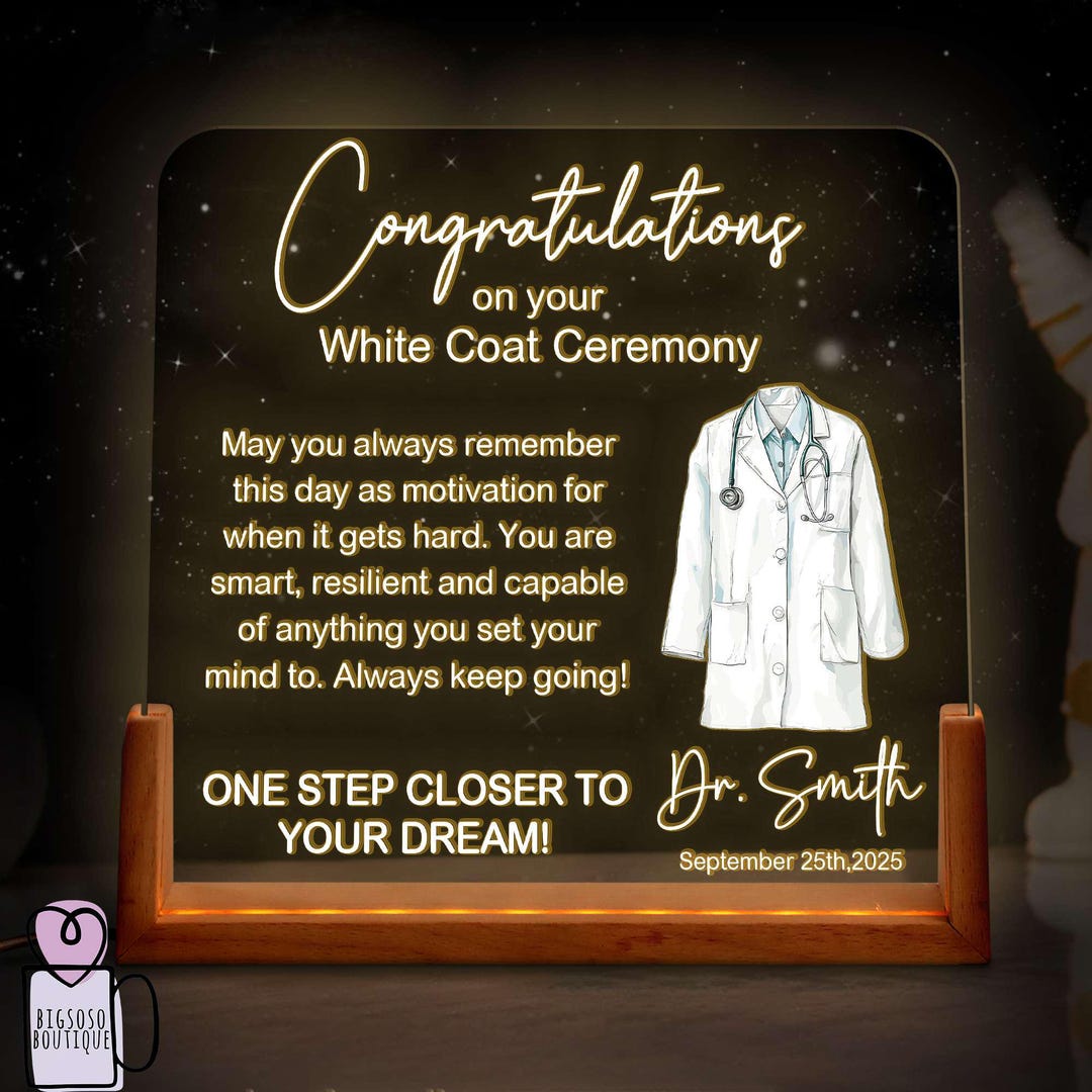 Personalized Custom Doctor Acrylic Plaque, Custom Name & Graduation ...
