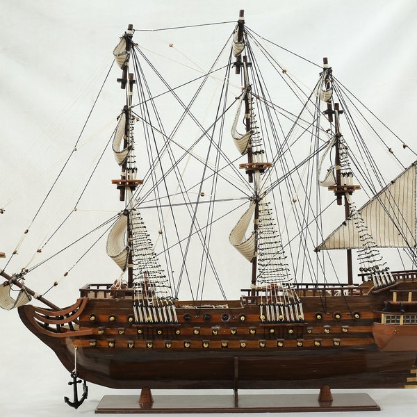 Wooden Ship Model - Etsy