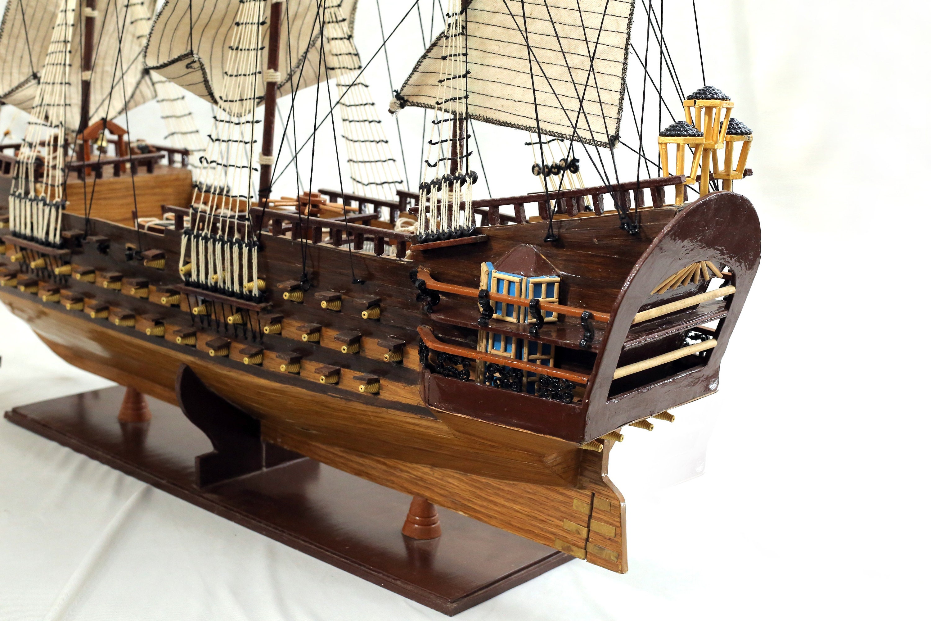 Royal Louis Wooden Model Ship - Etsy