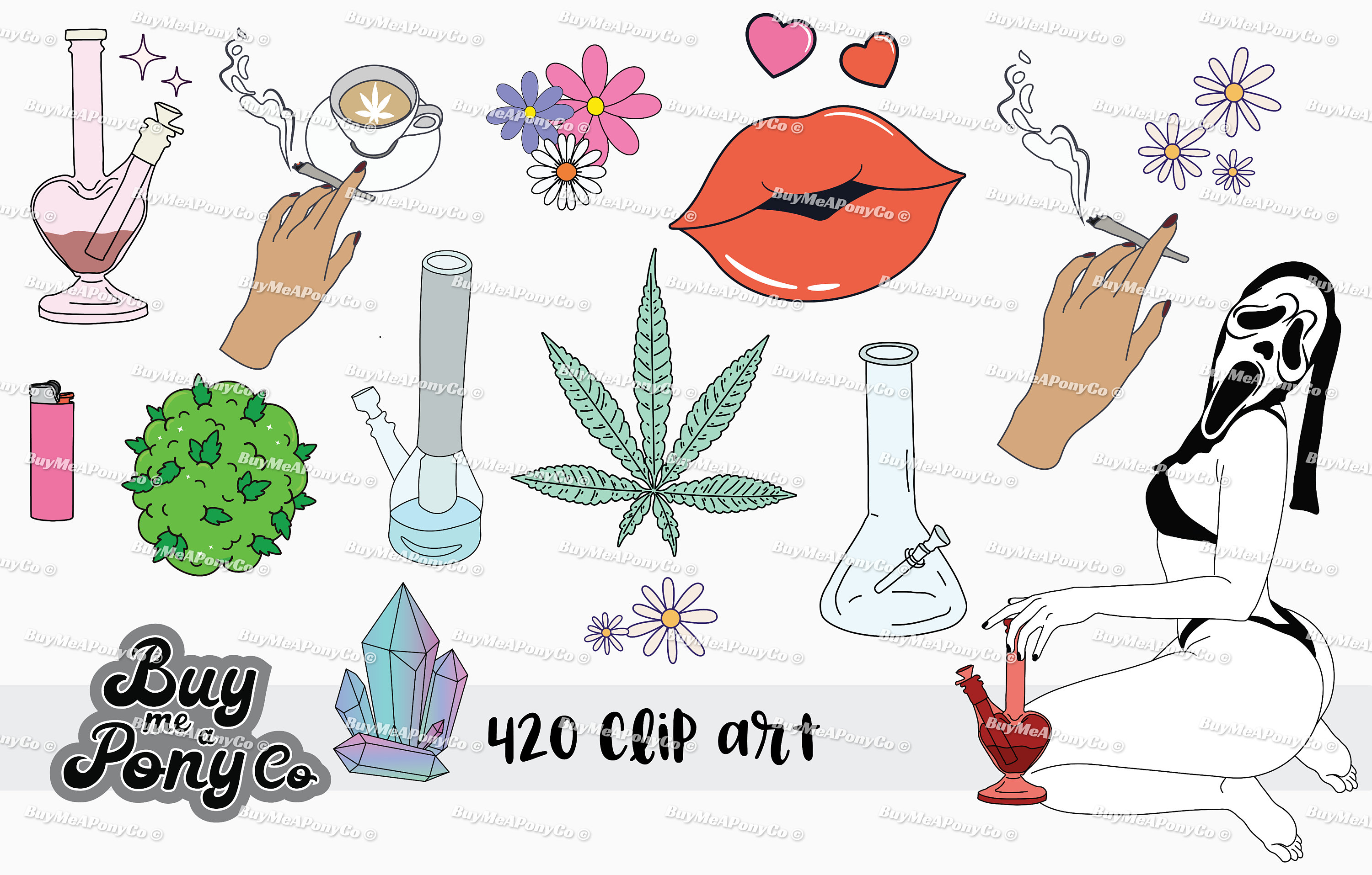 420 Clipart PNG, Digital Download, Sublimate, Cannabis, Weed Digital ...