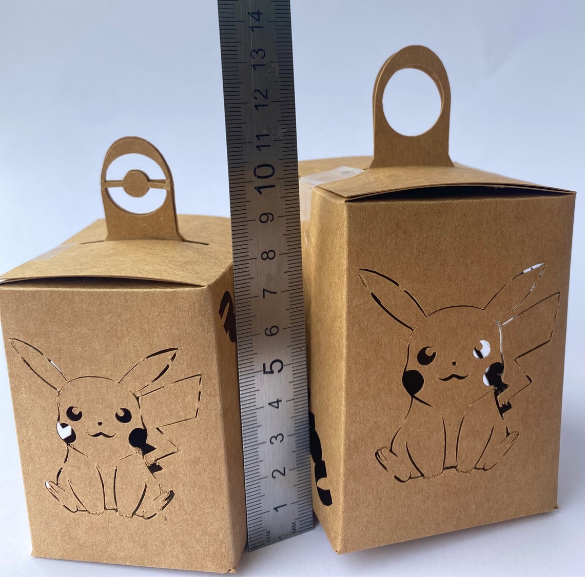 Pikachu Pokebal Favor Bag Svg Gift Box - Etsy