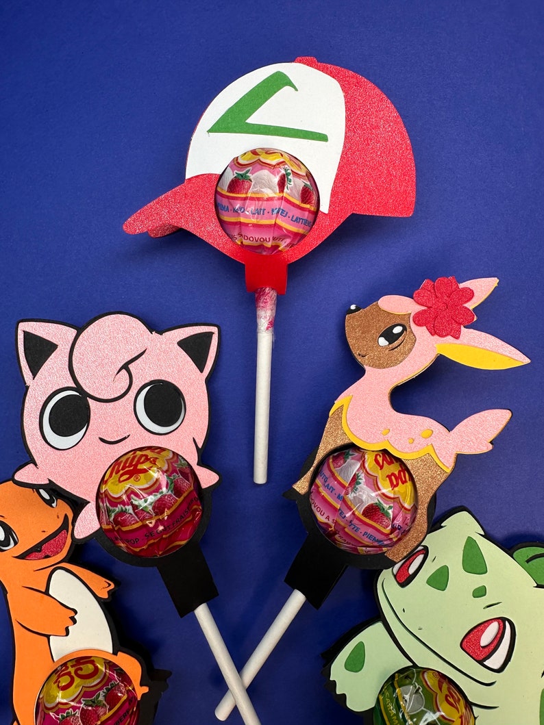 Pokemon Lollipop Holder SVG Bundle – Cricut Party Favors (digital ...