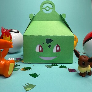 Pikachu, Charmander, Squirtle, Gengar, Bulbasaur Gable Favor Bag SVG ...