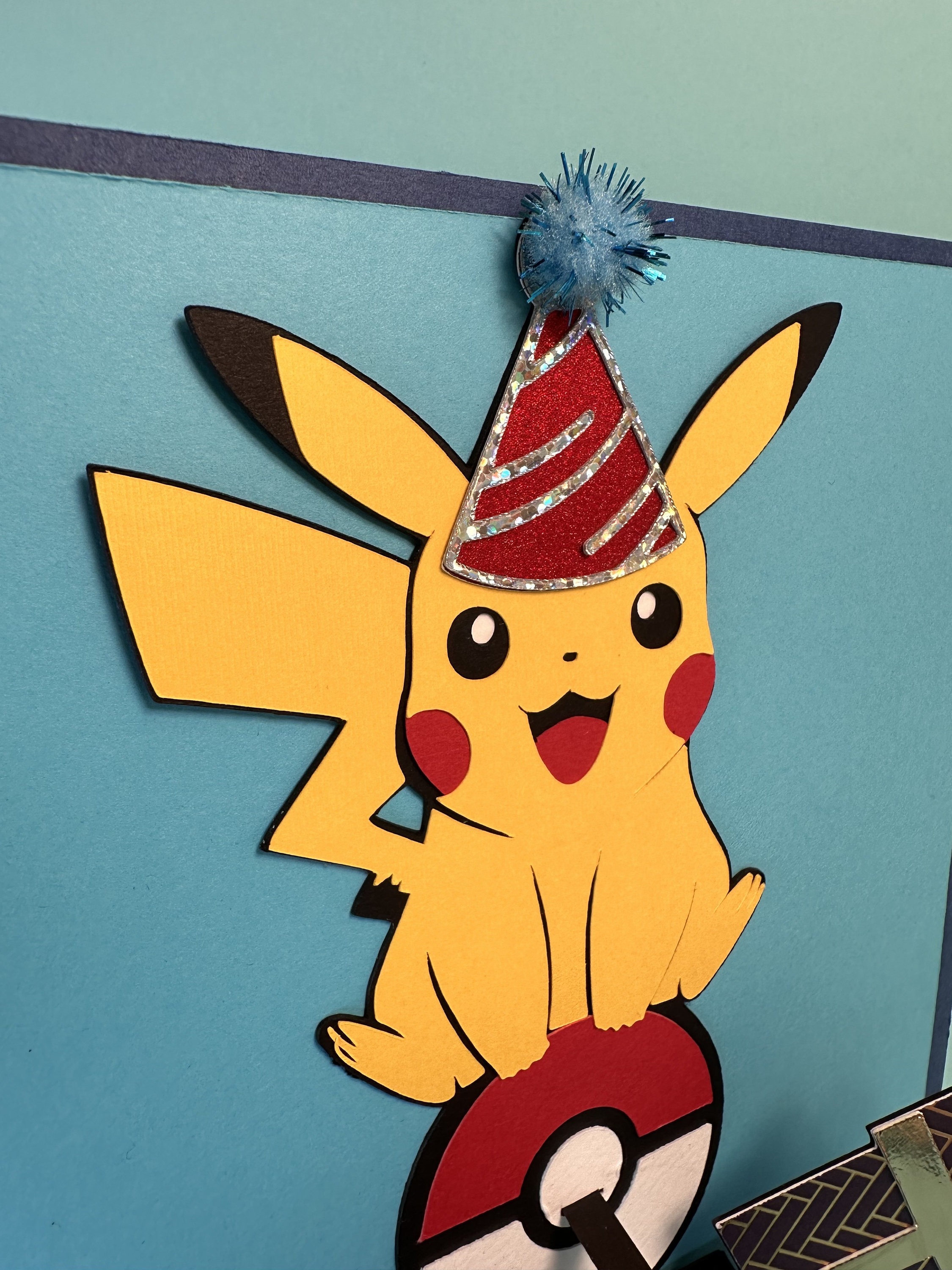 Birthday Pikachu Pop-up Card SVG for Cricut - Etsy