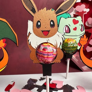 Valentine’s Day Lollipop Holder SVG for Cricut Pikachu, Pokeball, Ash ...