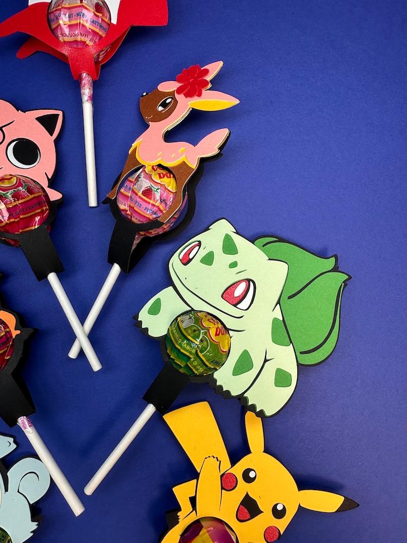 Pokemon Lollipop Holder SVG Bundle – Cricut Party Favors (digital ...