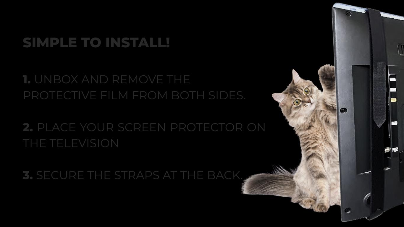 TV Screen Protector Shield - for 65" Tvs (145cm X 85cm & 150cm X 85cm ...