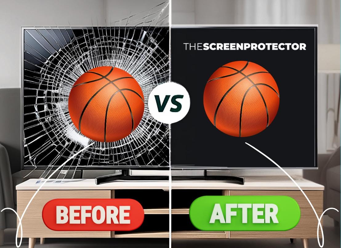 TV Screen Protector Shield - for 65" Tvs (145cm X 85cm & 150cm X 85cm ...