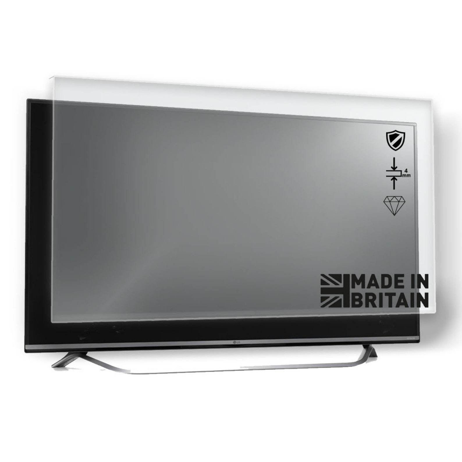 TV Screen Protector Shield - All Sizes - Etsy UK