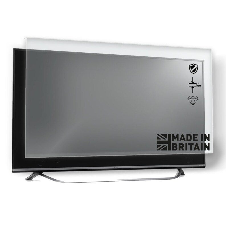 TV Screen Protector Shield - All Sizes - Etsy UK