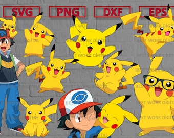 Pikachu Laser File - Etsy