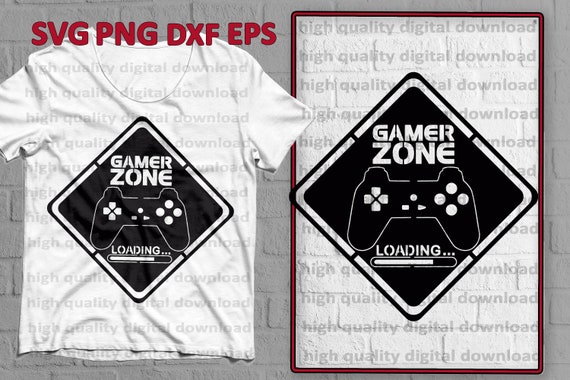 Game Zone Svg Game Zone Wall Room or Doors Gamer Loading | Etsy