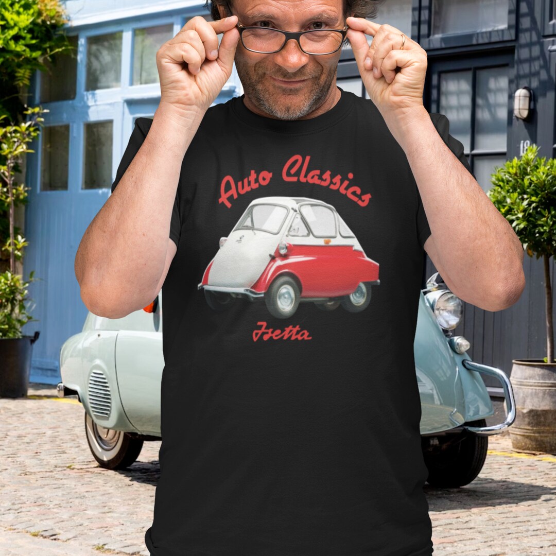 Vintage Isetta Bubble Car Auto Classics Men's Premium T-shirt Father's ...