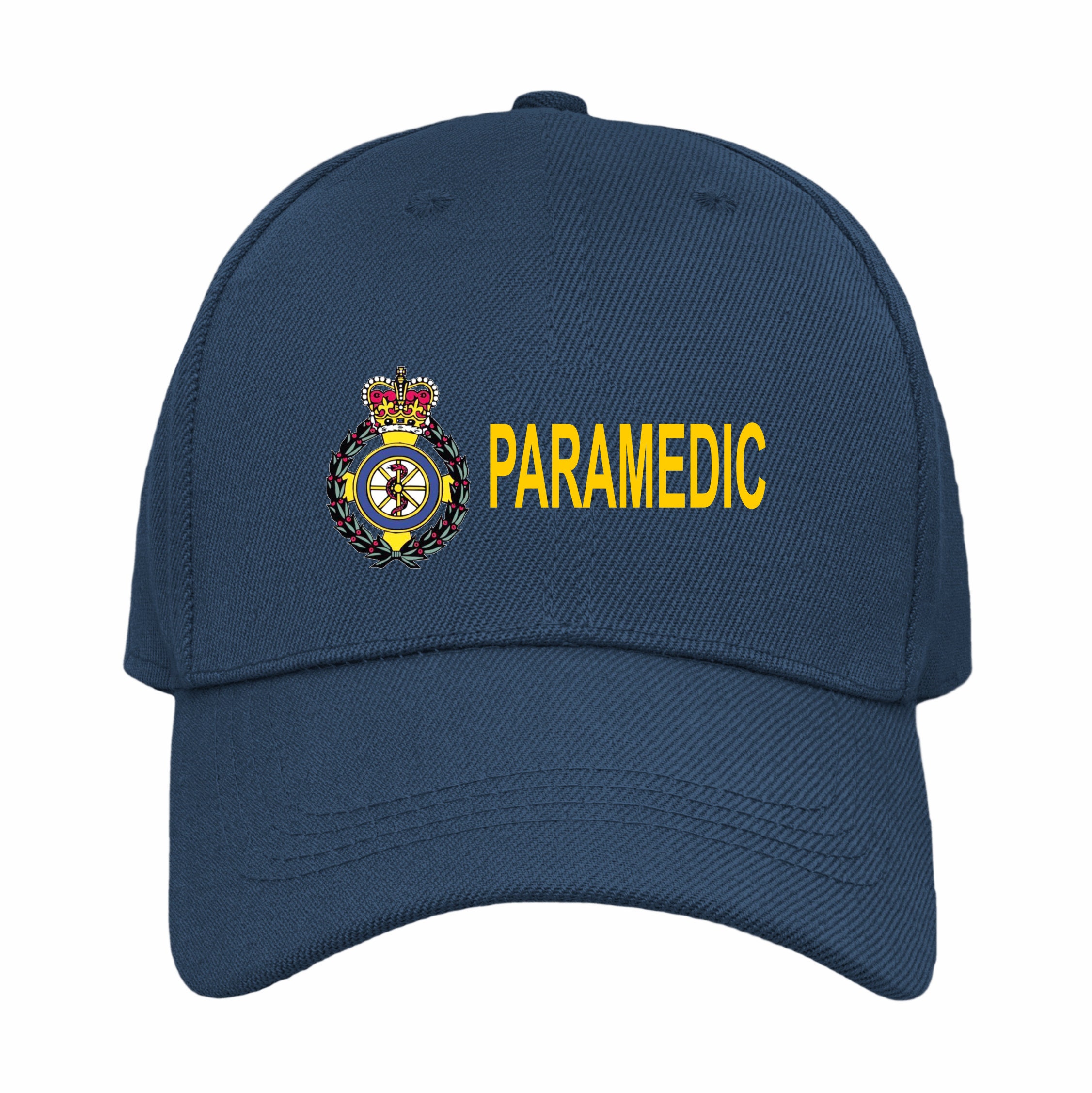 Paramedic Baseball Cap Full Colour Crest Adjustable Free Fast Delivery ...