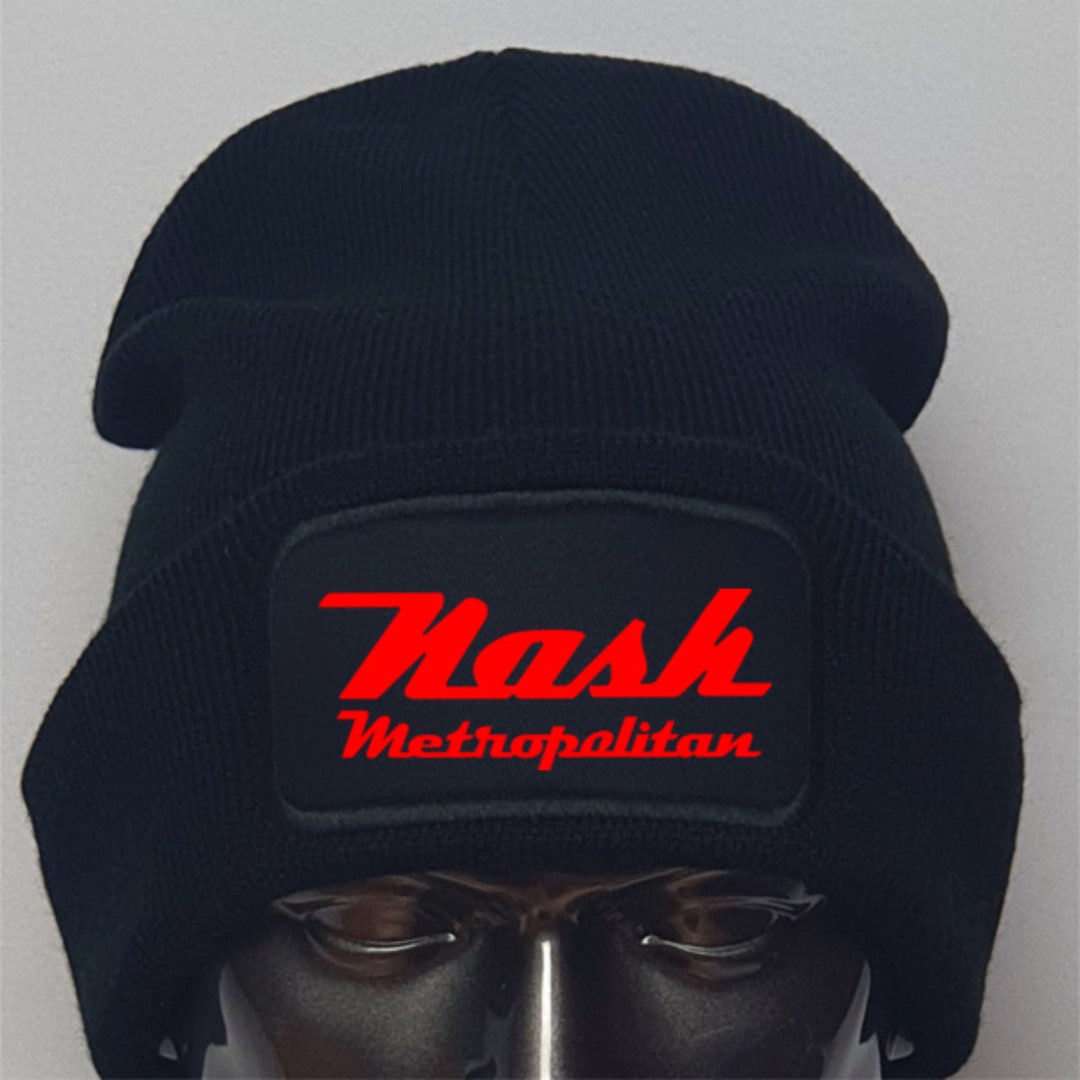 Vintage Nash Metropolitan Logo Car Premium Beanie Hat Choice of Colours ...