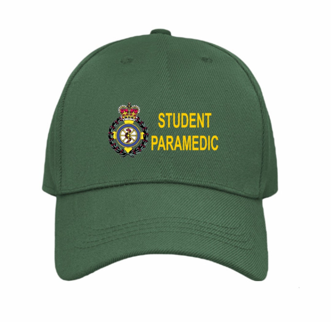 Community Student Paramedic Baseball Cap Full Colour Crest Adjustable ...