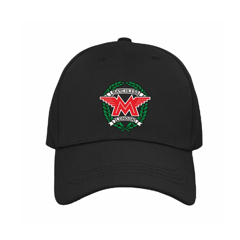 Retro Vintage Matchless Motorcycle Logo Beechfield Baseball Cap Iconic ...