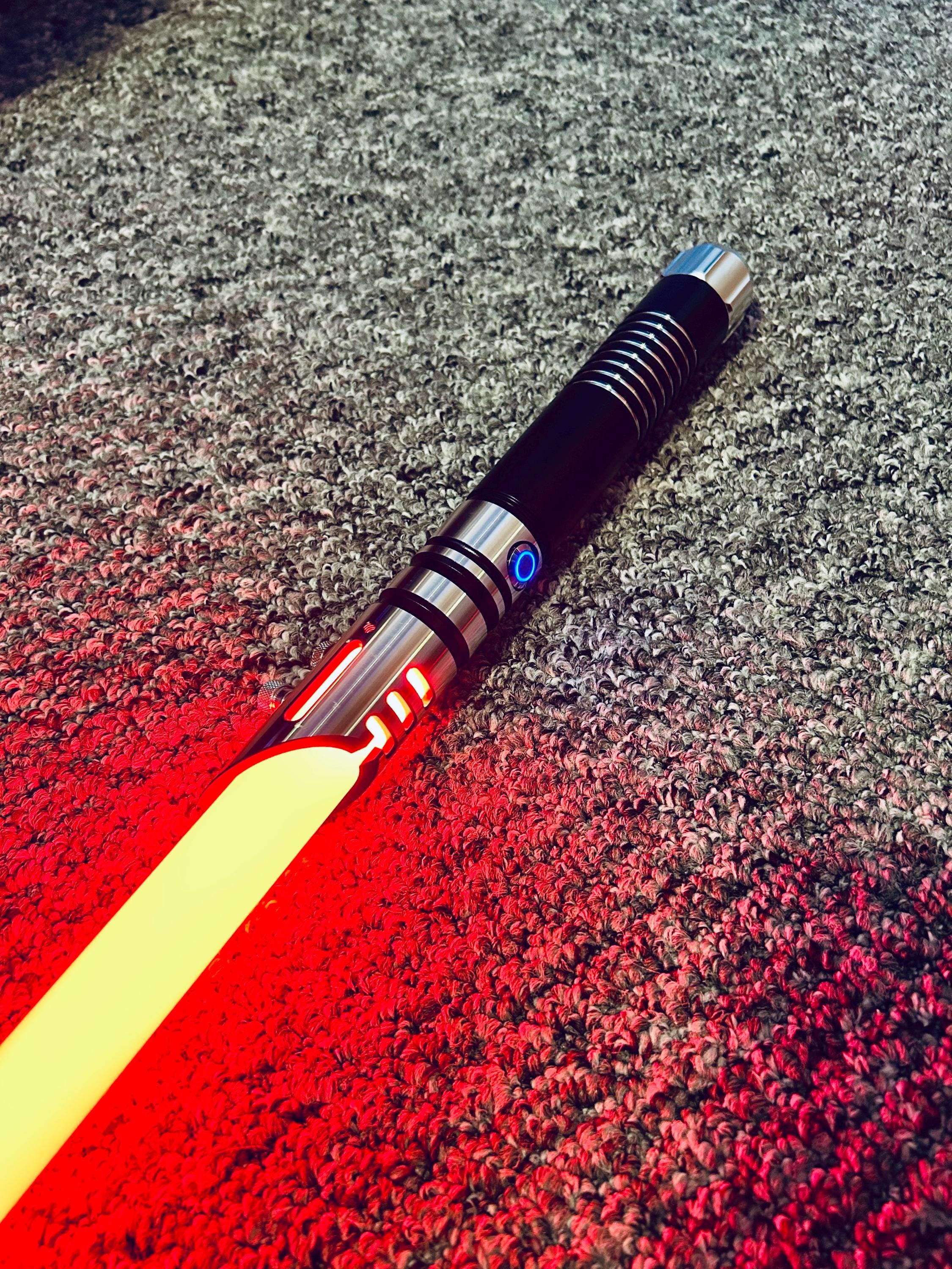 Custom Weathered RGB Baselit Saber - Etsy
