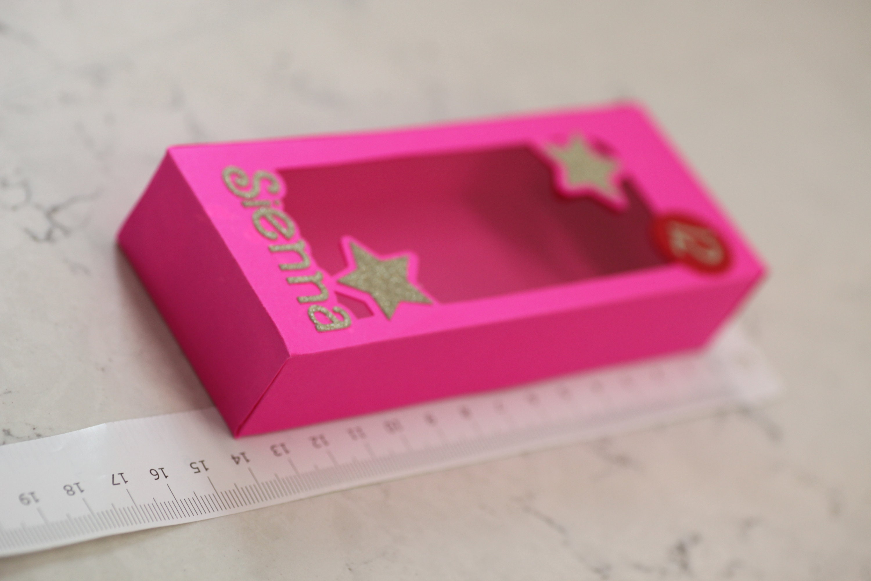 Bright Pink Box Birthday Party Gift Box Bachelorette Pink - Etsy