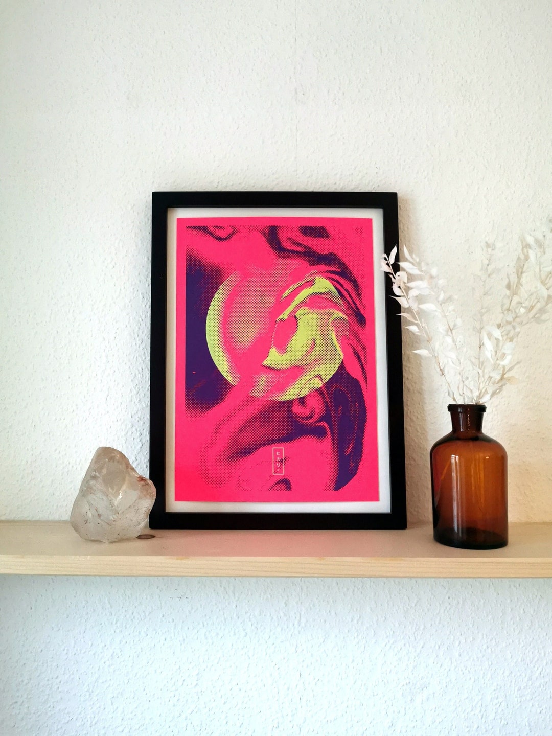 2-color Screen Printing on A4 380gr/m2 Fluorescent Paper - Etsy